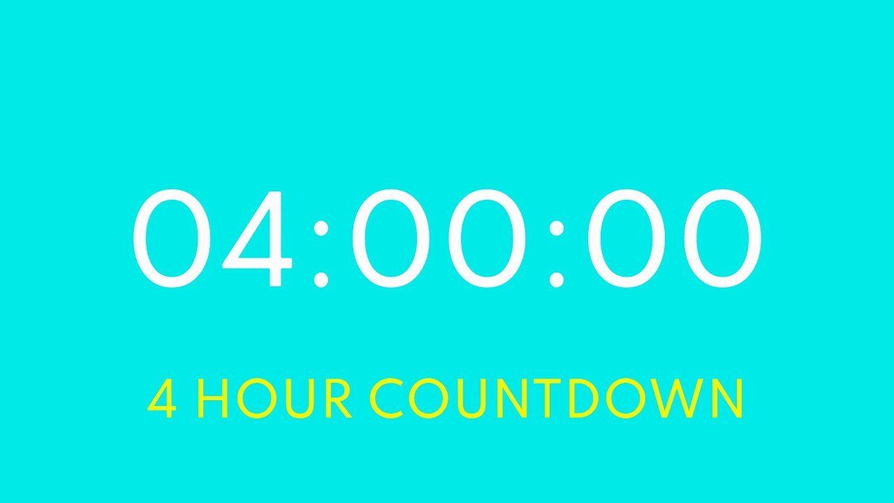 Countdown 4 Hours YouTube countdown-4-hours-youtube