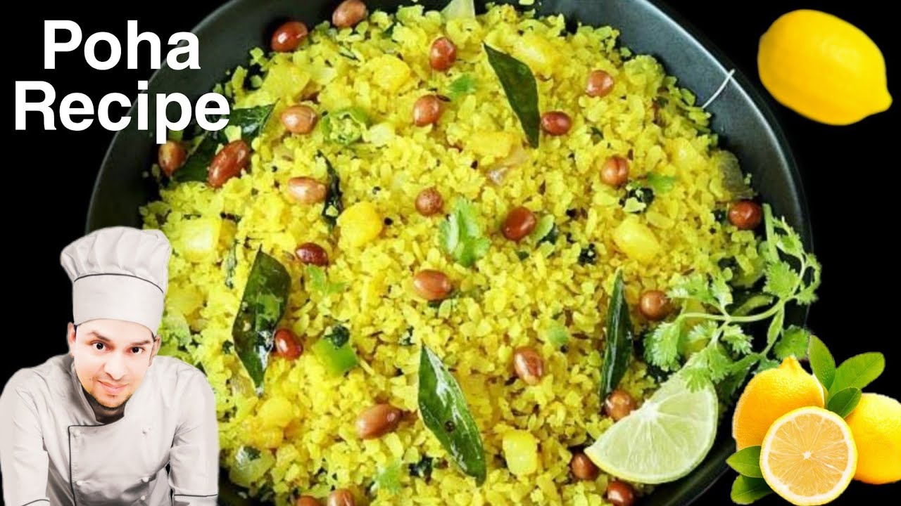 Poha Recipe | how to make poha in restaurant style | पोहा रेसिपी - YouTube