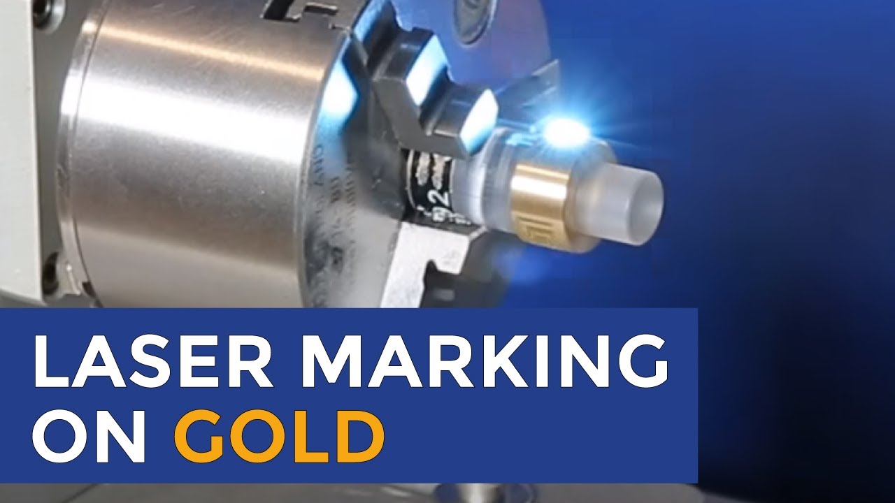 Laser marking on Gold - LASIT - YouTube