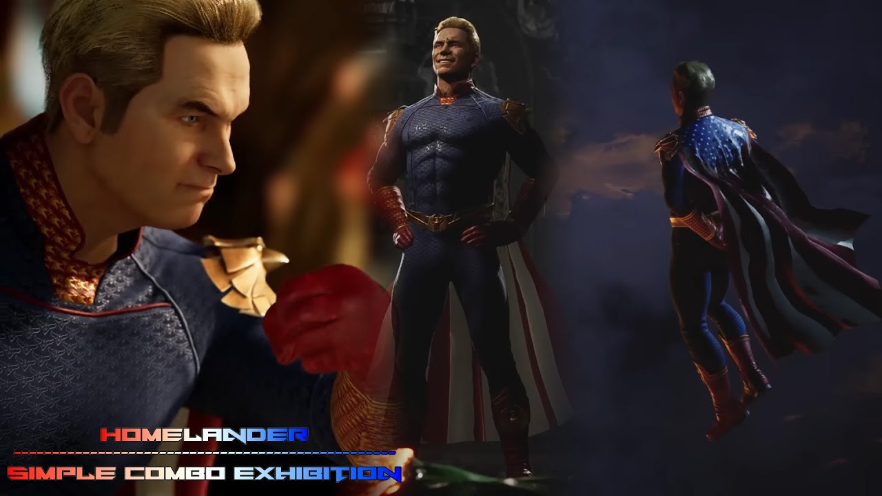 Mortal Kombat 1 - Homelander Simple Combo Exhibition - YouTube