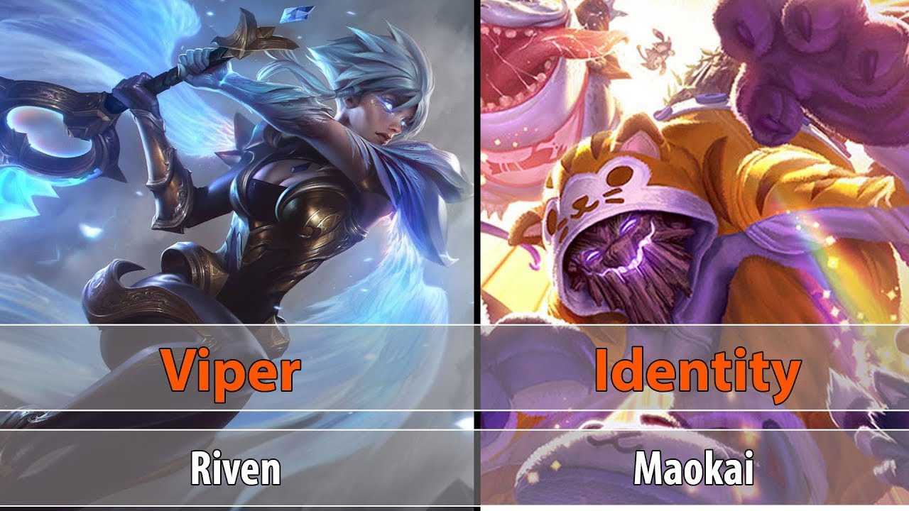 [ Viper ] Riven vs Maokai [ Identity ] Top - Best Riven Plays - lol ...