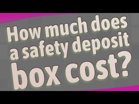 How Much Money Can Fit In A Safety Deposit Box