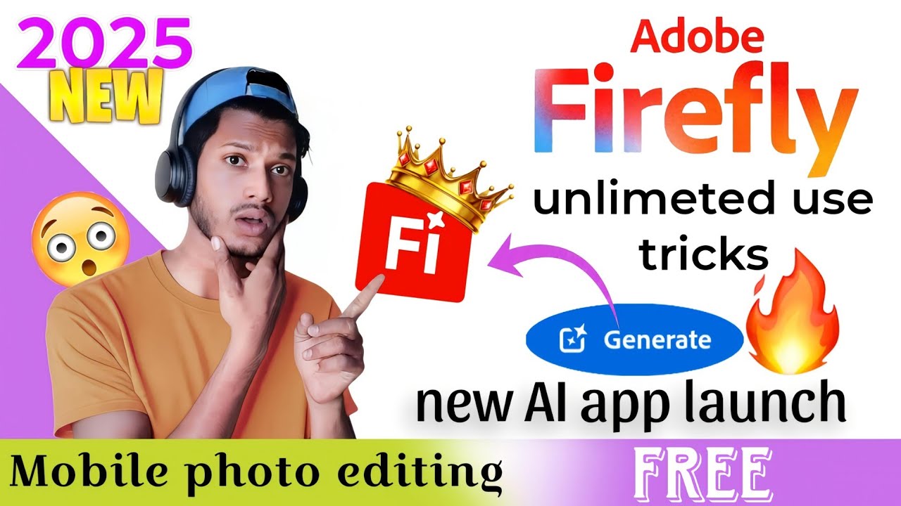 Adobe Firefly Full Tutorial | Adobe Firefly AI Photo Editing & Cloth Change Explained in Hindi ...