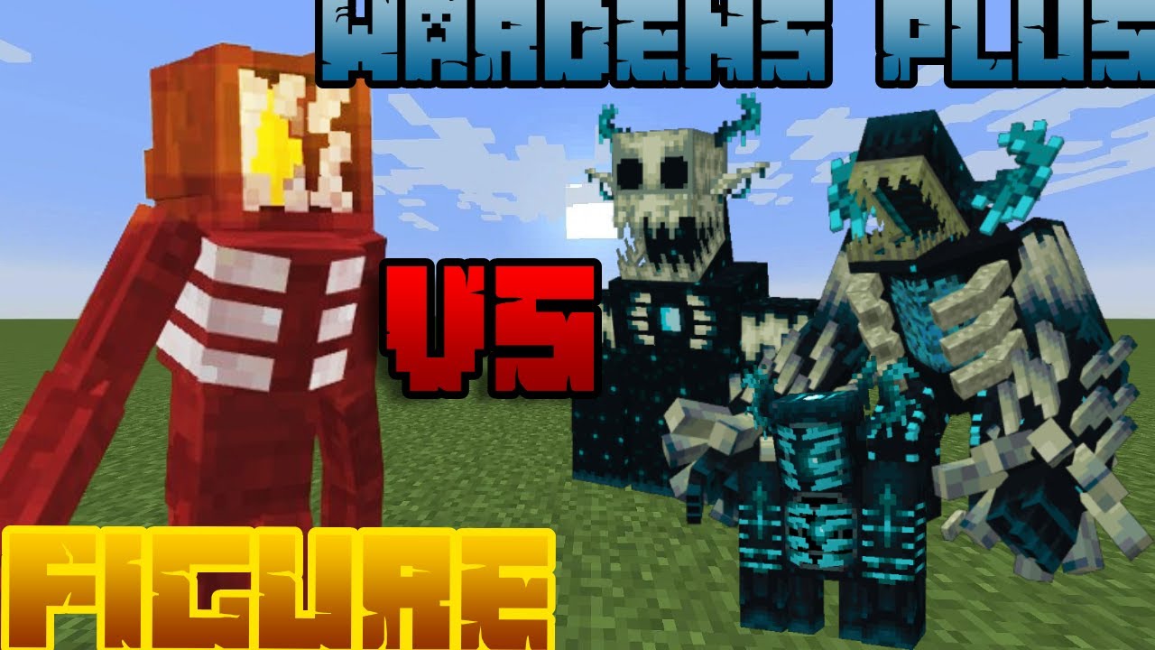 Minecraft Mob Battles: Figure Vs Wardens Plus Mod - YouTube