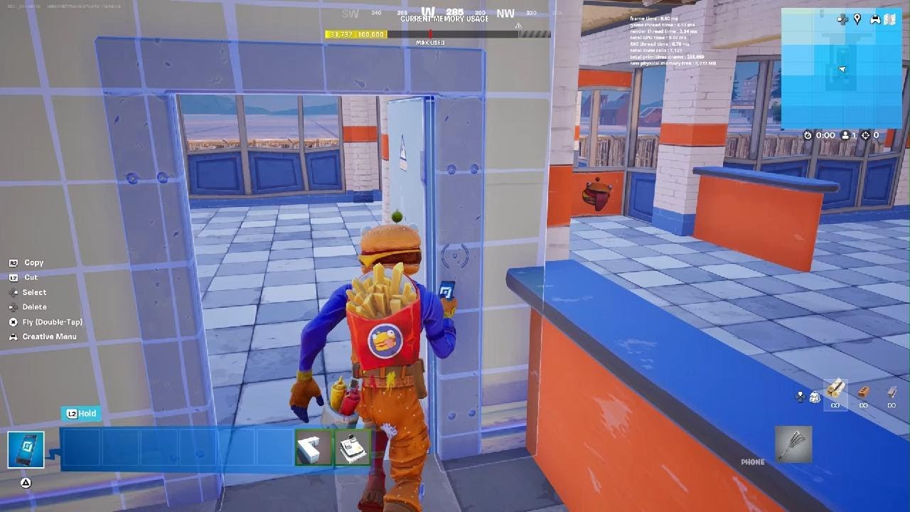 FORTNITE CREATIVE: HOW TO CREATE A DURR BURGER RESTAURANT FROM FORTNITE ...