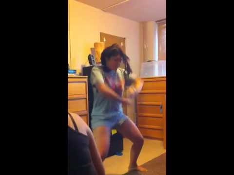 Dancing women in burkas