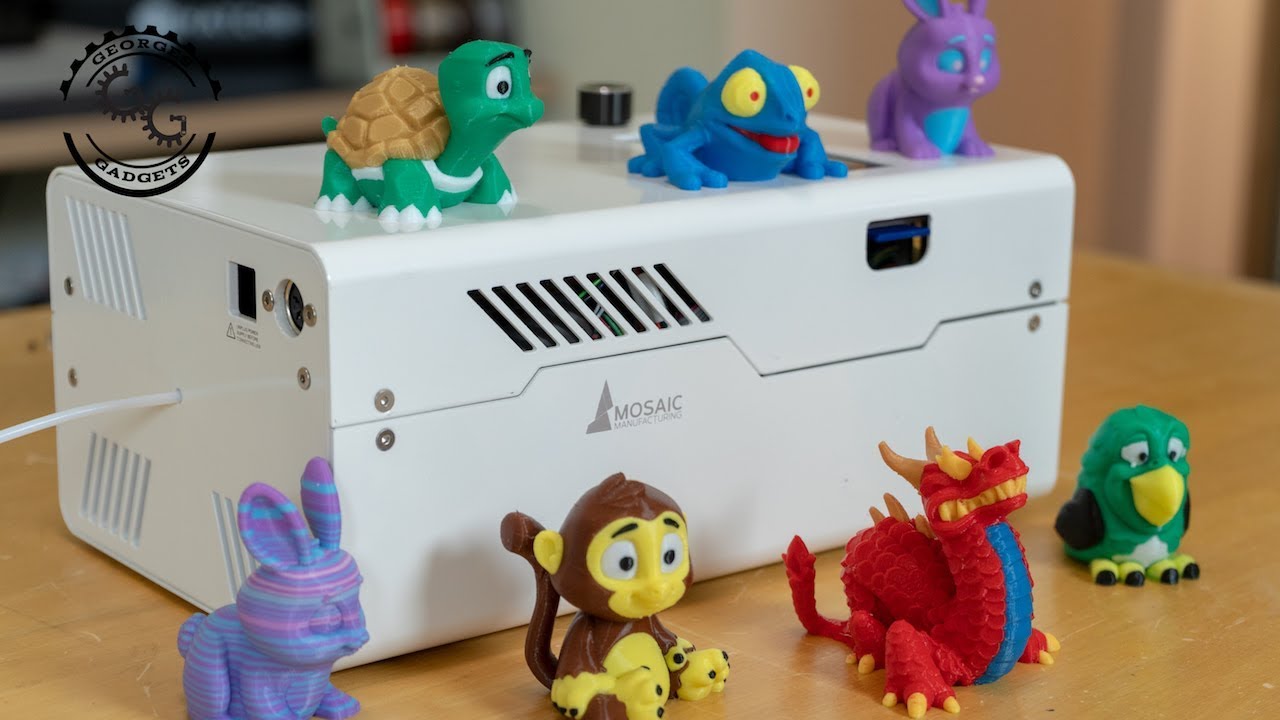 3D Printing in Multi-Color with the Mosaic Palette+ on my Prusa MK3 ...