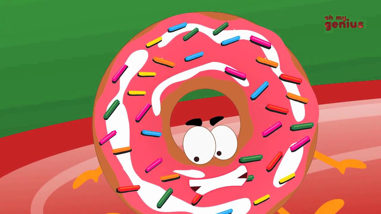 Five Little Doughnuts Five Little Donuts Nursery Rhymes For - YouTube