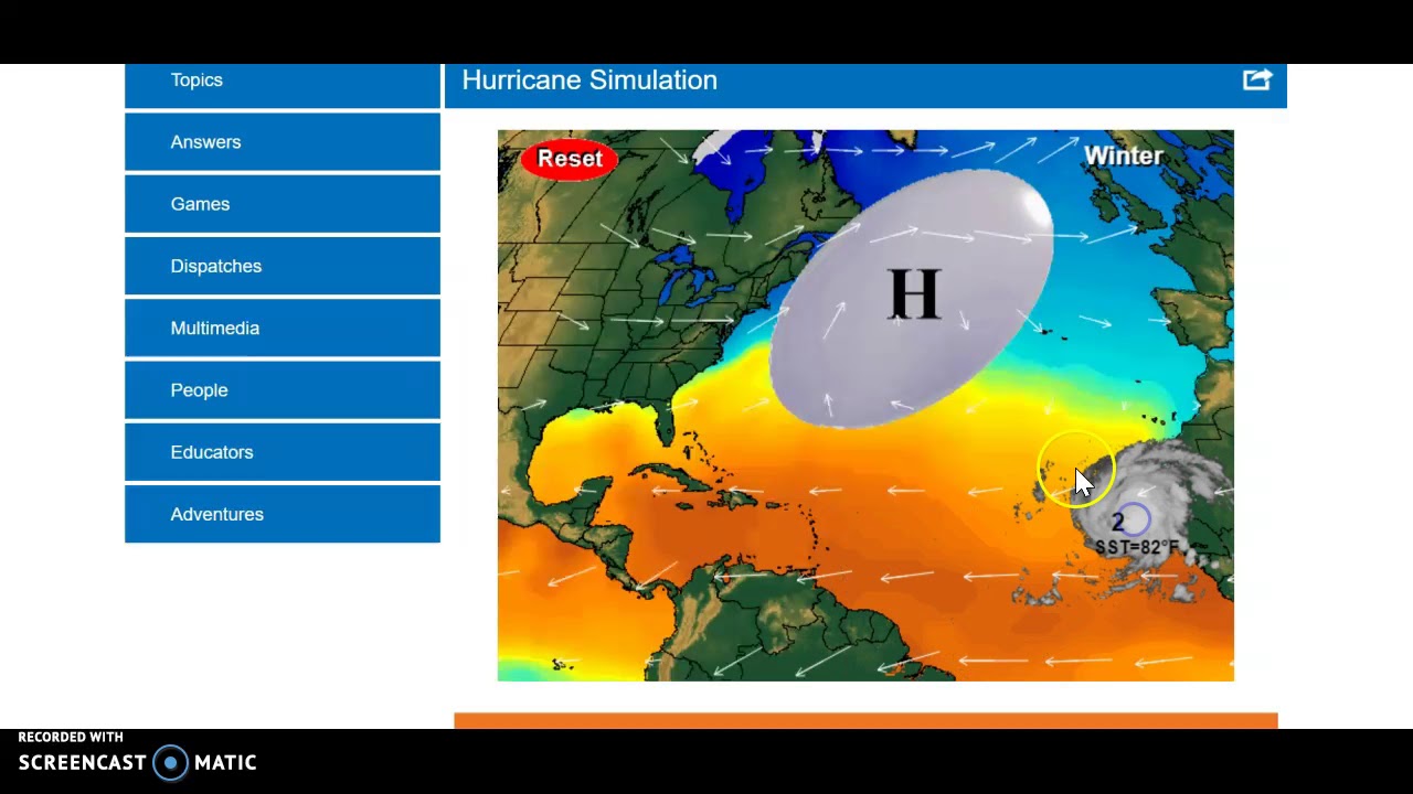 Hurricane simulator - YouTube