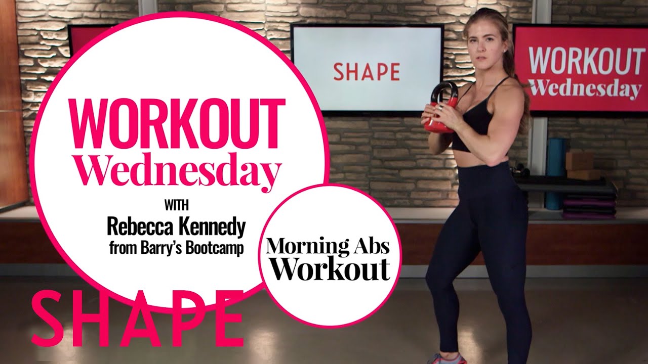 10 Minute Morning Abs Workout | Workout Wednesday | Shape - YouTube
