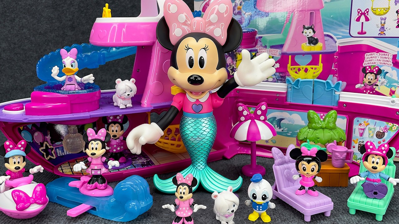 Ultimate ASMR Disney Minnie Mouse House BEST Relaxation Unboxing | TOY ...