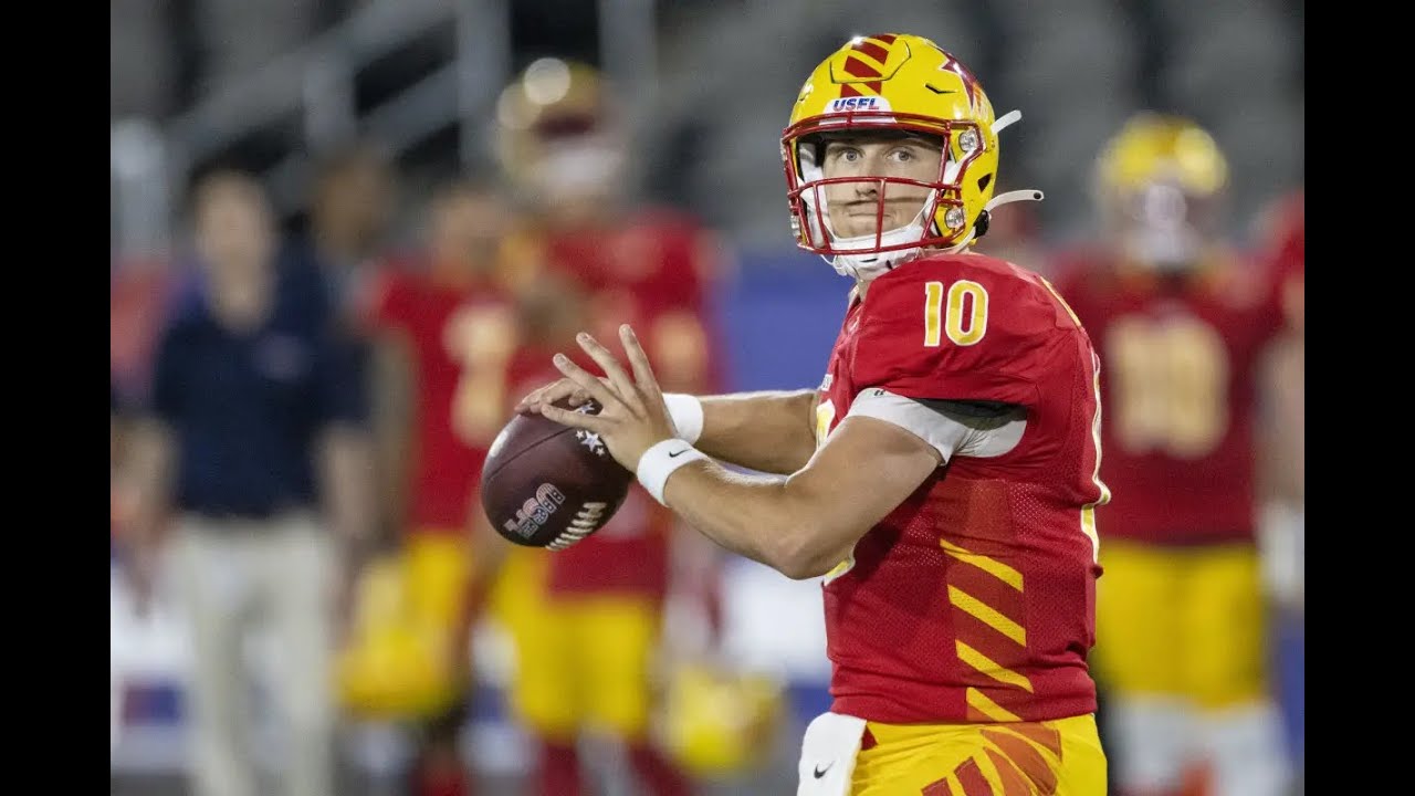 2023 Preseason USFL Quarterback Rankings - YouTube