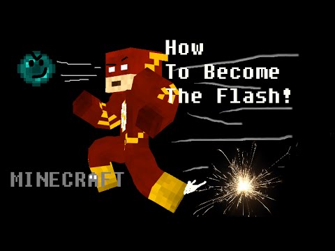 How to become The Flash in minecraft without mods! - YouTube