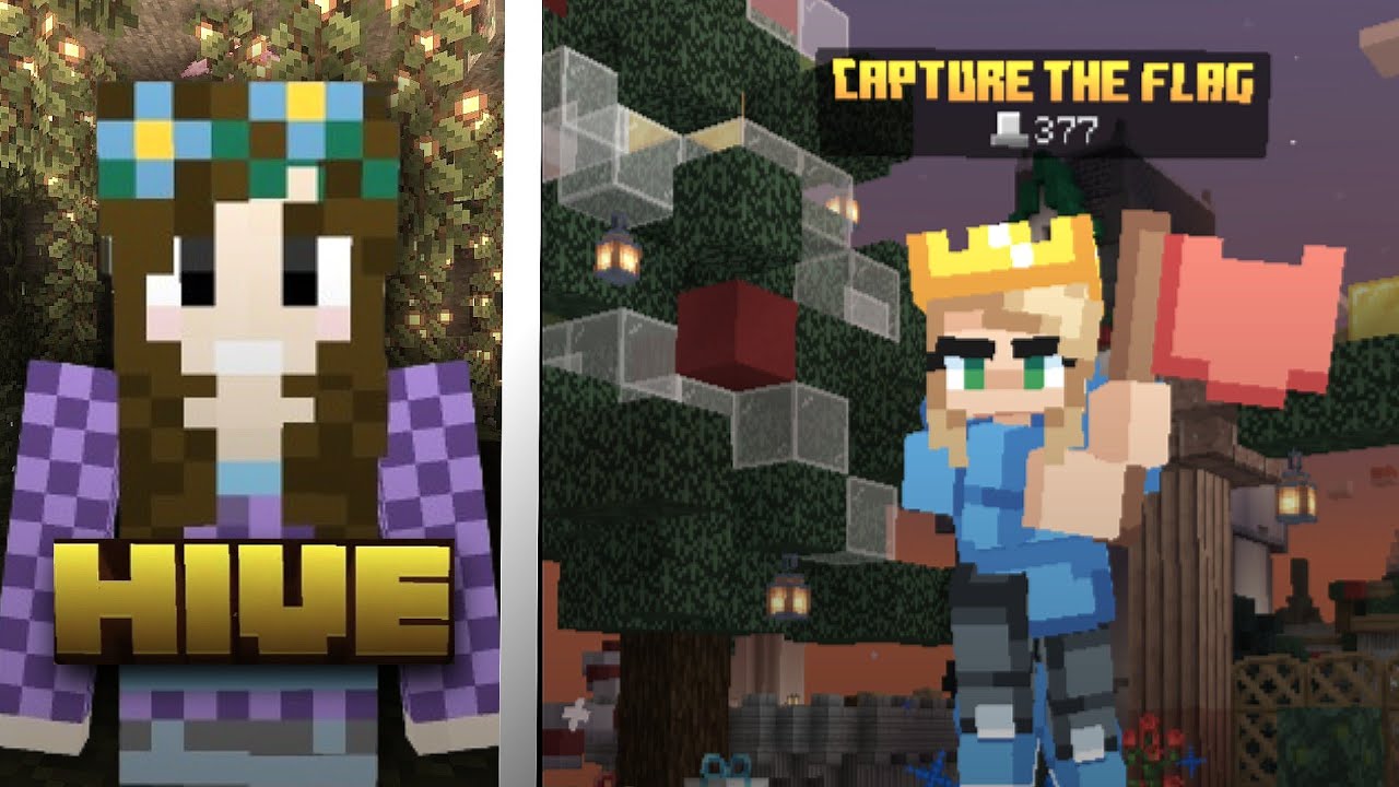 Jogando Capture The Flag no The Hive - MINECRAFT Bedrock 1.20 - YouTube