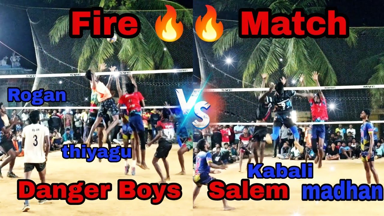 Biggest Teams Fight 💪 || Danger Boys 🔥 VS Salem 👌 || #volleyball || set ...