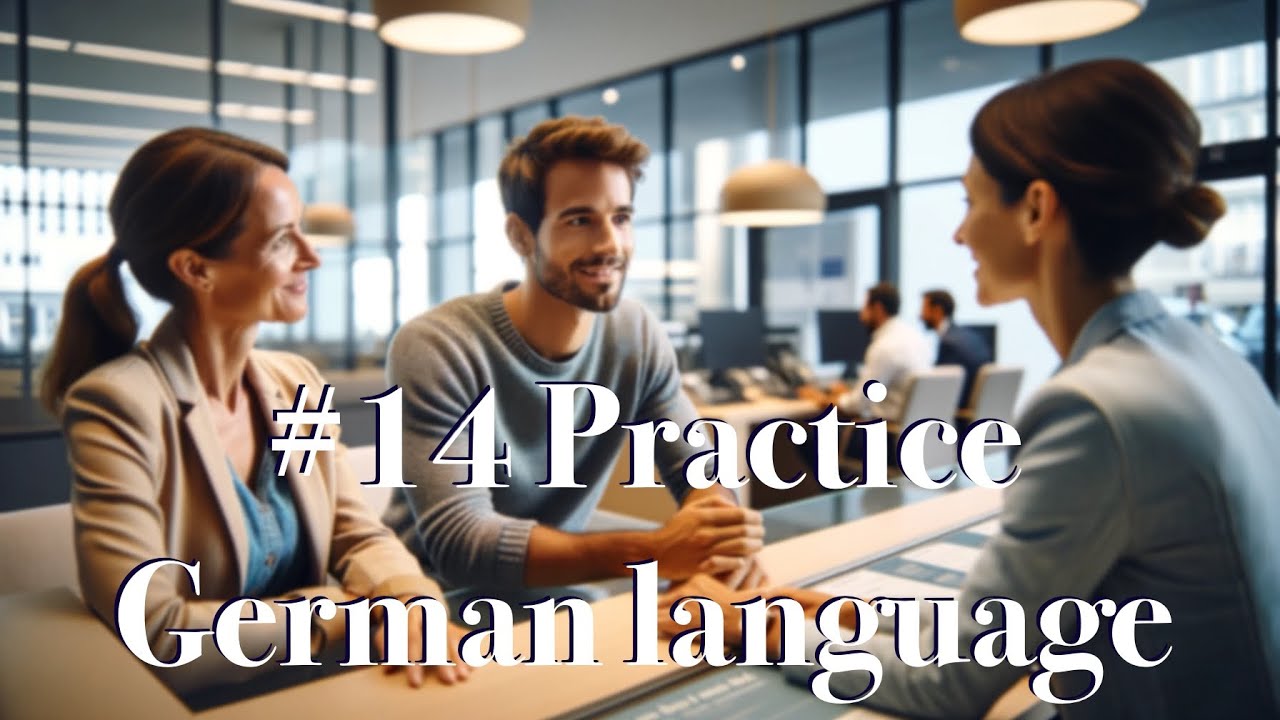 #14 Train German language, text and audio, B1, Anna and Max - YouTube