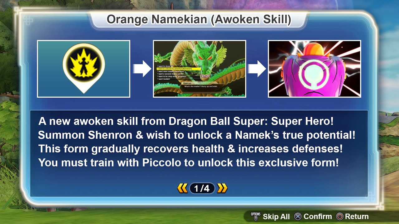 DRAGON BALL Xenoverse 2 - New CAC Orange Awoken Skill Mod - YouTube