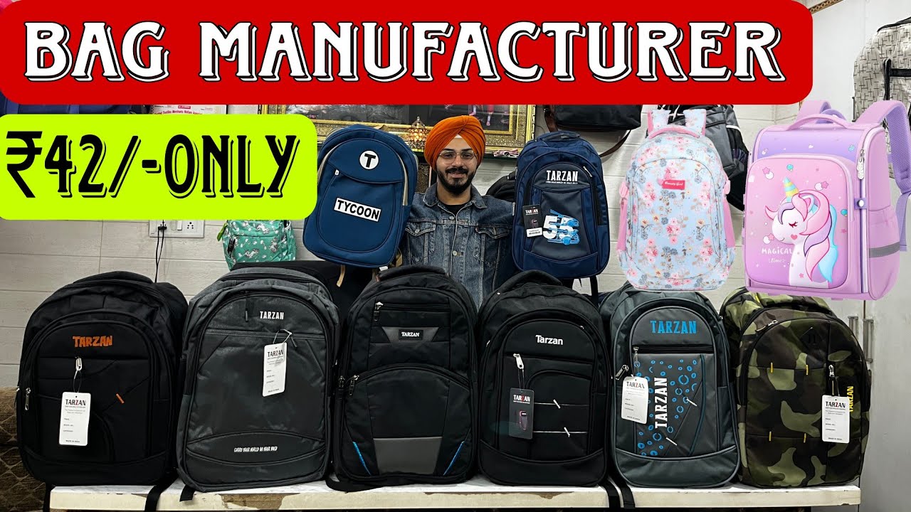 Real bag manufacturer in Delhi nabi karim pahar ganj sadar bazaar Bag ...