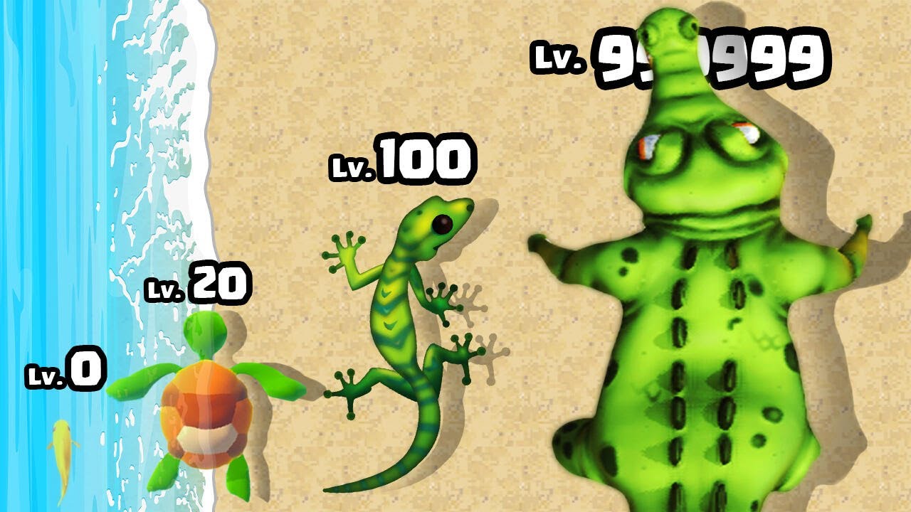 EVOLVING a BABY FISH to MAX LEVEL DINOSAUR in Hyper Evolution #2 - YouTube
