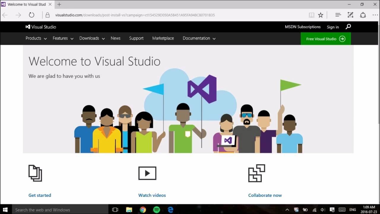 How to Download Visual Studio/Visual Basic IDE - 2016 Tutorial - YouTube