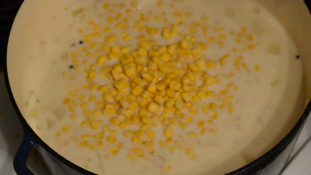 Sopa de Maiz en Crema - Corn Chowder - YouTube