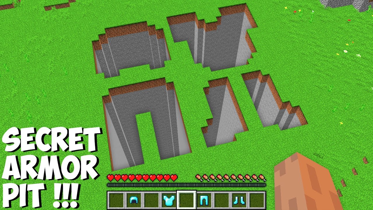 Where DOES THIS BIGGEST ARMOR PITS LEAD in Minecraft ? CURSED ARMOR ...