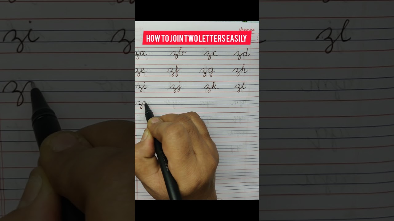 Simple way to teach your kids cursive letters #shorts - YouTube