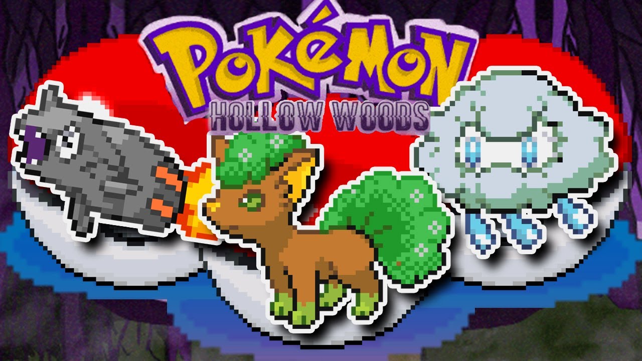 NEW REGIONAL STARTERS! Pokemon Hollow Woods Part 1 Fan Game Gameplay ...
