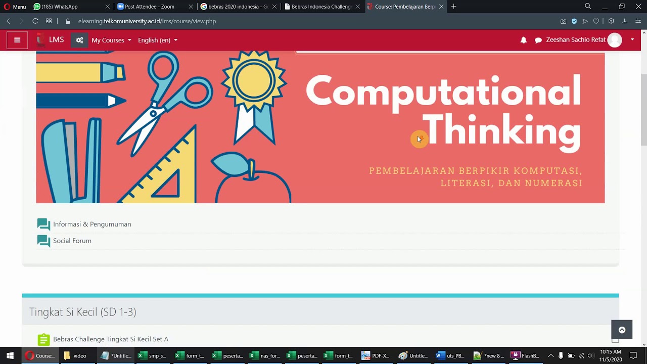 Cara login website latihan Tantangan Bebras Telkom University - YouTube