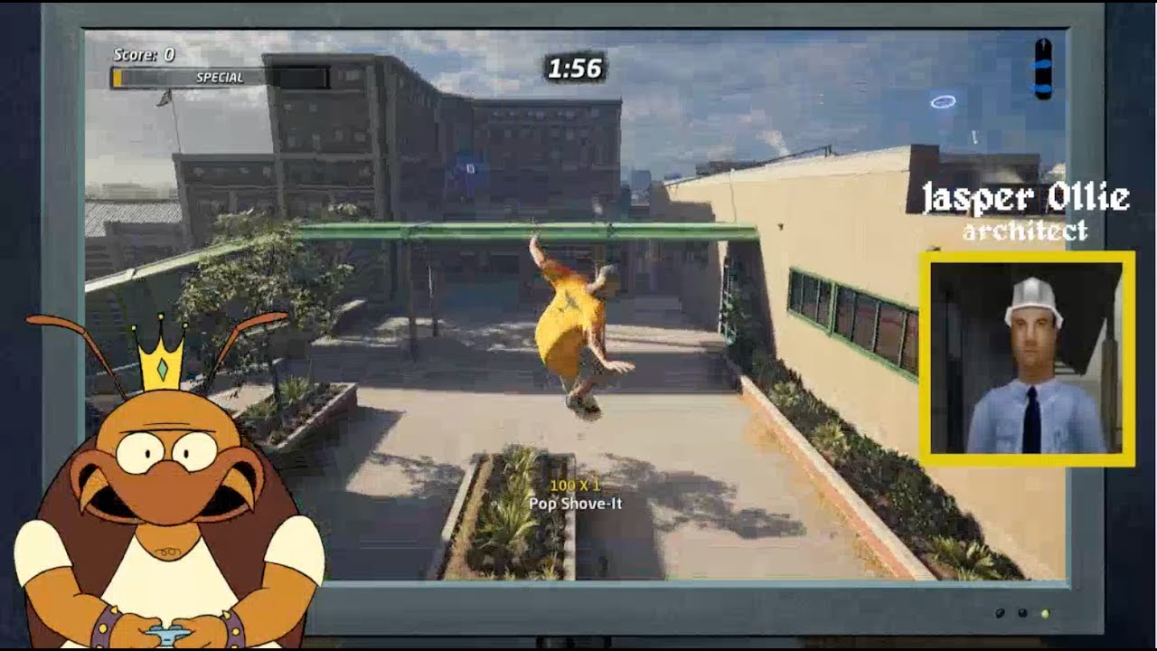 King Cockroach Live! THPS with Jasper Ollie (Matt Apodaca) - free ...