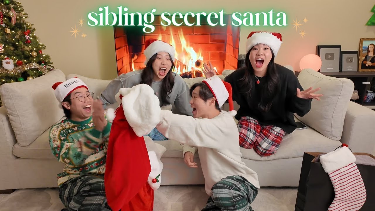 SECRET SANTA CHALLENGE WITH MY SIBLINGS *Vlogmas* - YouTube