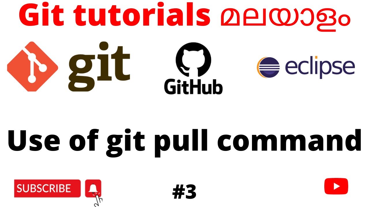 #3 | Use of git pull command | GIT tutorials for Beginners | GitHub ...