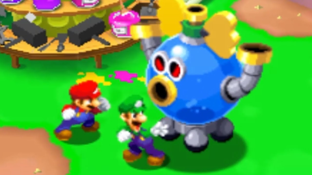 Mario & Luigi Dream Team - Walkthrough Part 7 - Grobot Boss Battle ...