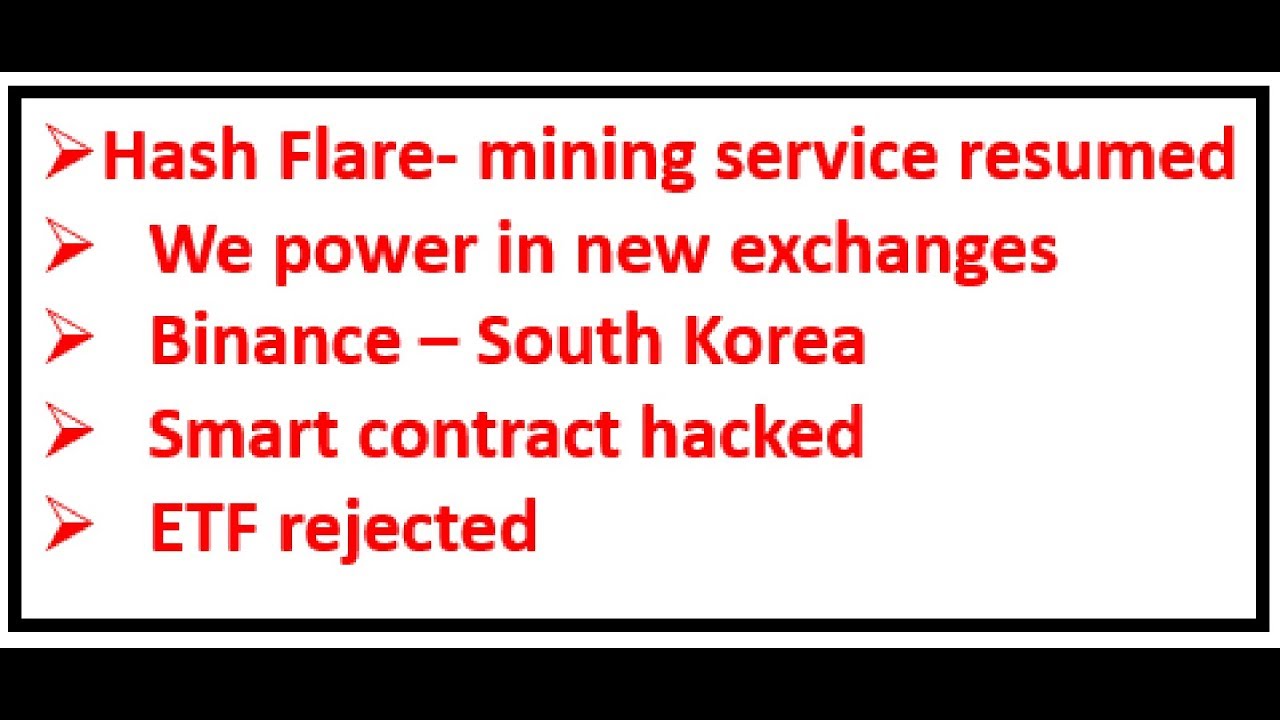 HashFlare- mining service resumed and more crypto news (Hindi) - YouTube