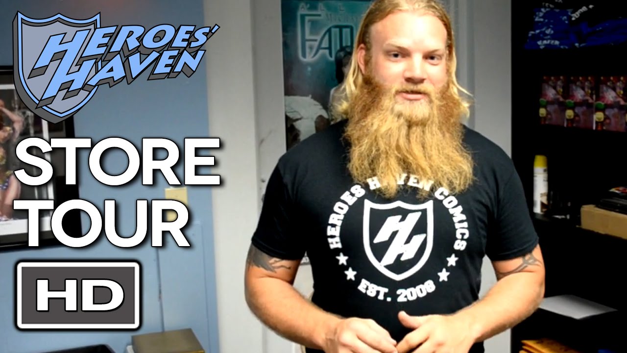Heroes Haven Comics Store Tour - YouTube