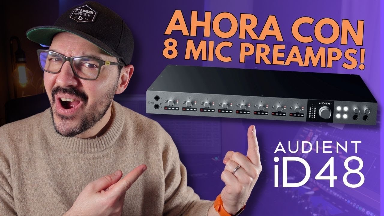 Nueva Audient iD48 - Ahora con 8 mic preamps y un montón de opciones más! - YouTube
