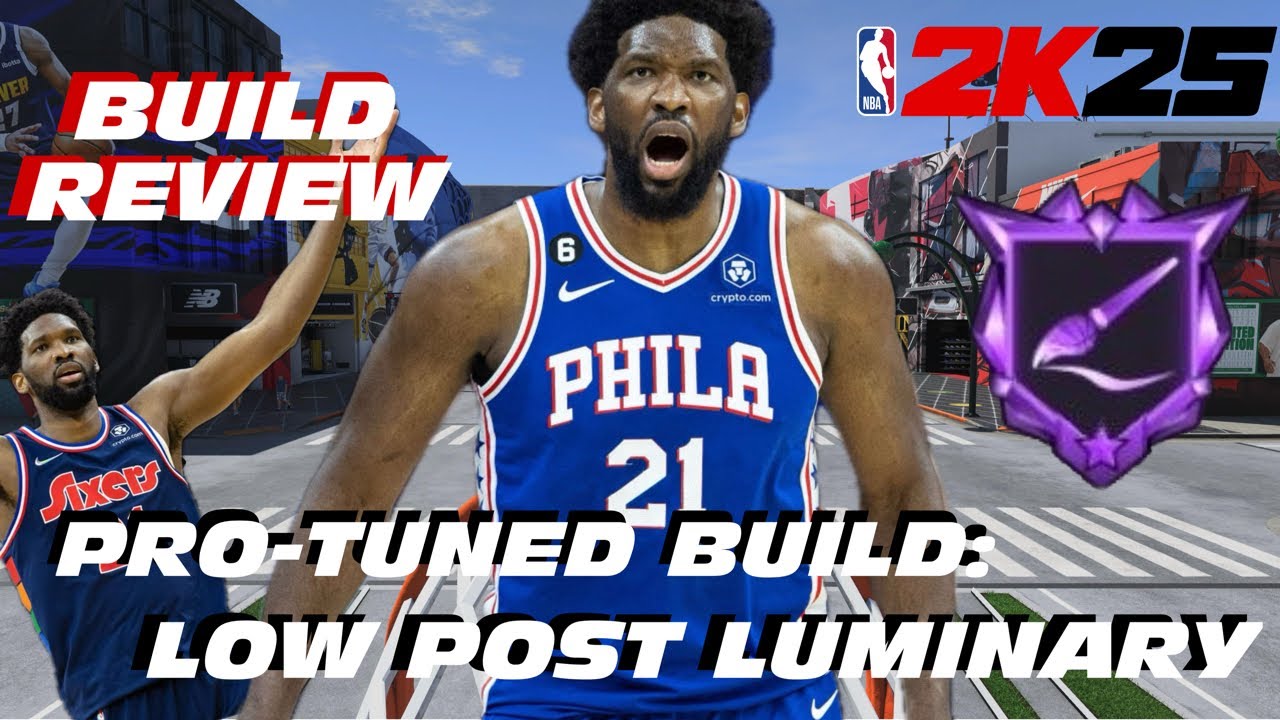 BEST BUILD NBA 2K25: NEW 7’0 LOW POST LUMINARY CENTER BUILD 2K25! The ...