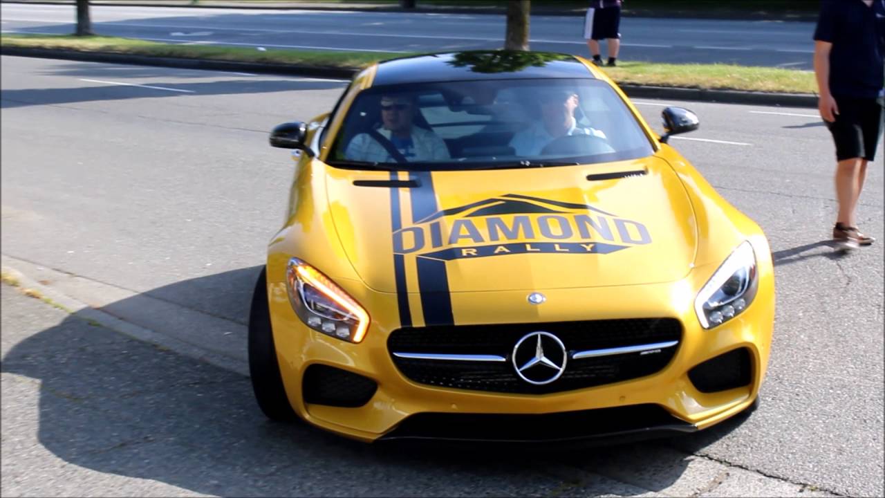 Supercars arriving at 2016 Diamond Rally!! - YouTube