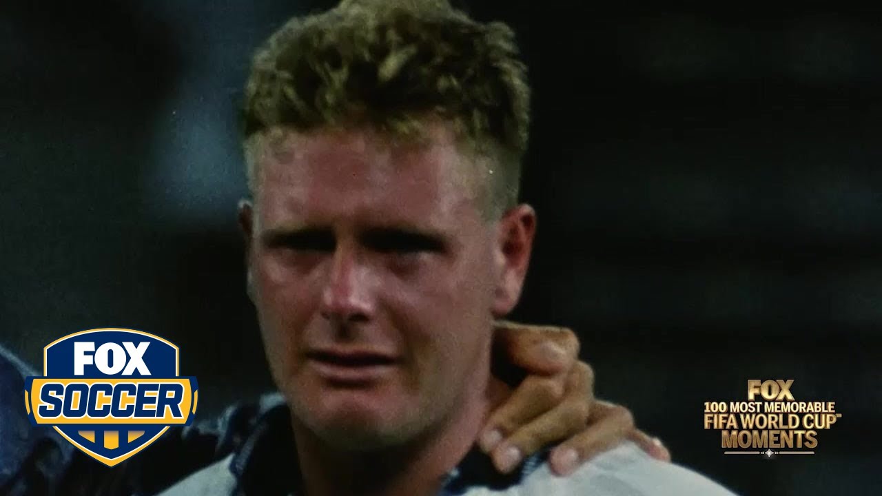 41st Most Memorable FIFA World Cup Moment: Gazza's Tears | FOX SOCCER ...
