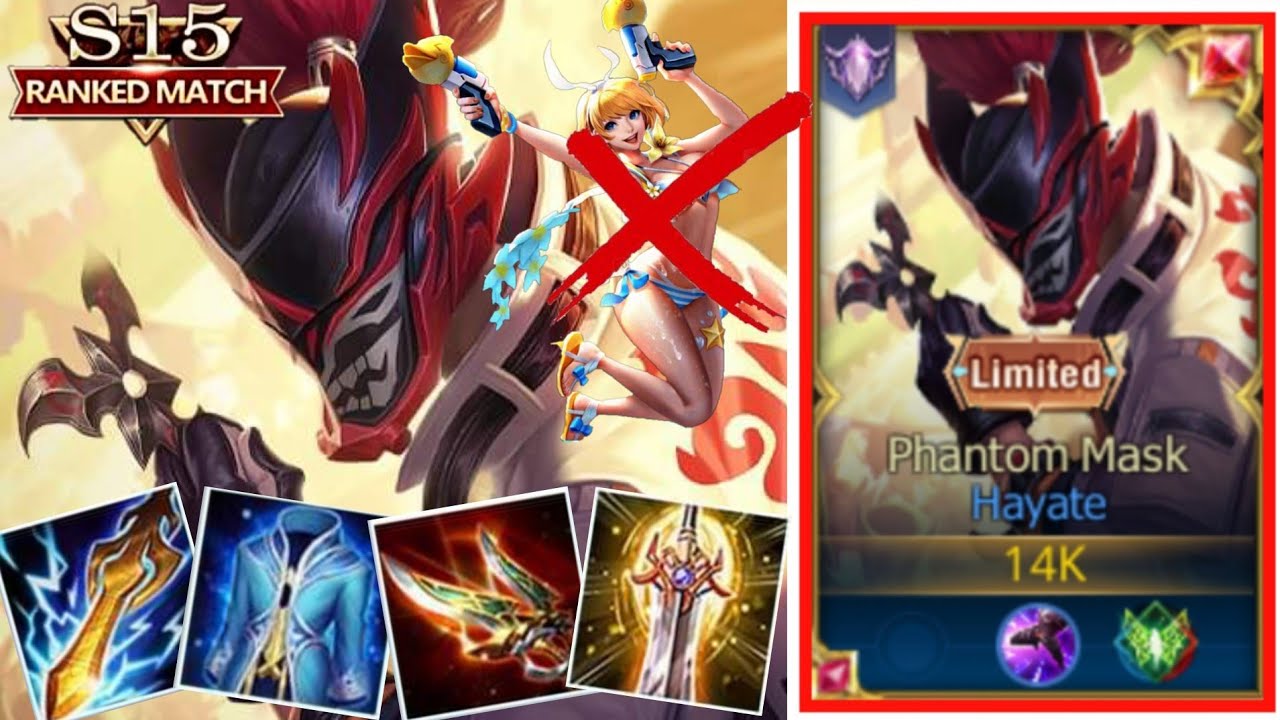 ROV : ลงแรงค์ Hayate ฮายาเตะ (คอน20ดาว) ออกของโหด+รูน+พลังแฝงโหด ...