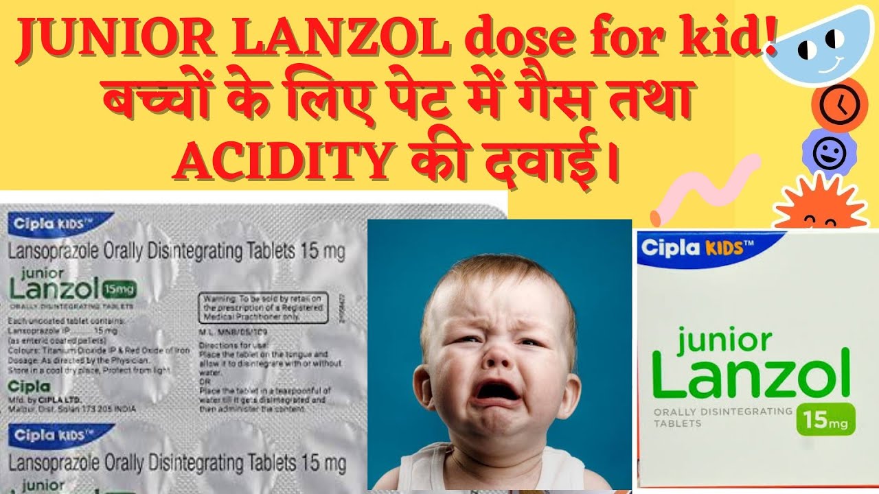 Junior Lanzole 15mg Tablets | Uses | बच्चों के लिए गैस Acidity की दवाई ...