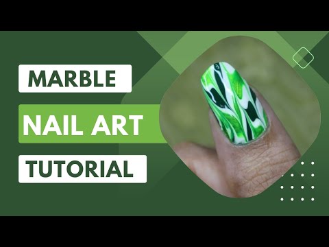 Easy DIY |Marble Nail Art Tutorial - YouTube