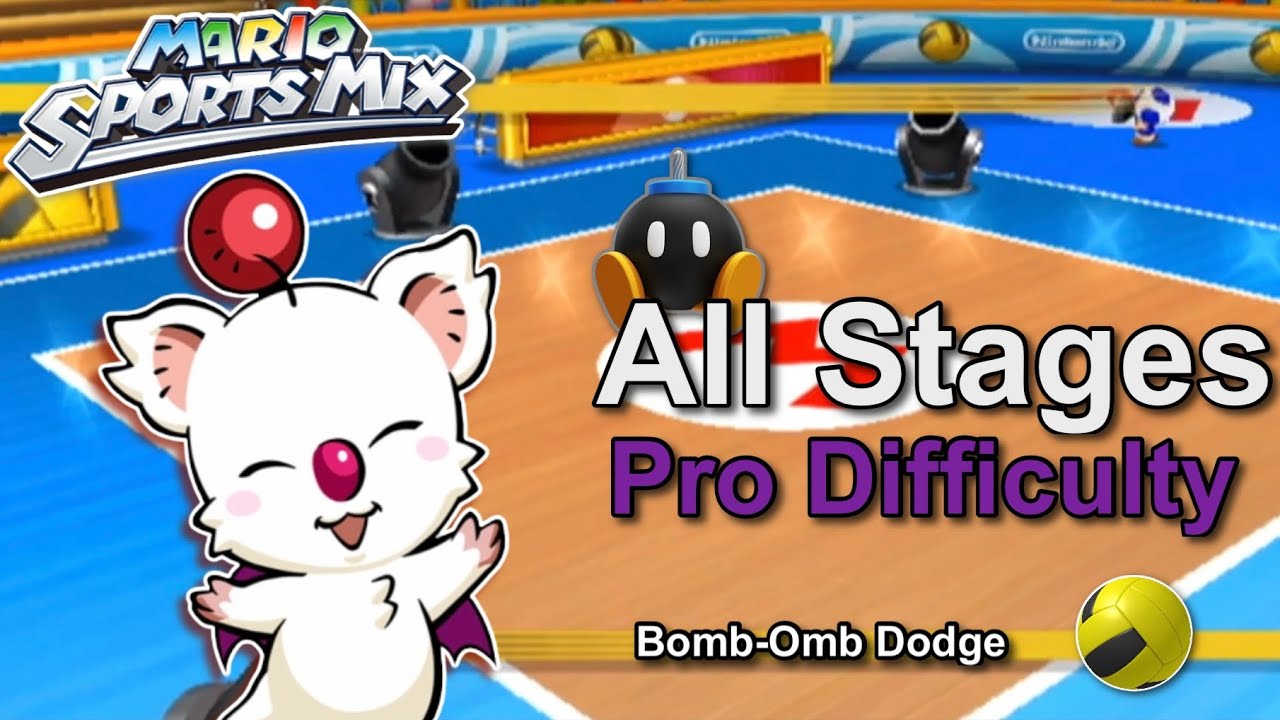 Mario Sports Mix - Bomb-omb Dodge - All Stages (Moogle) - YouTube