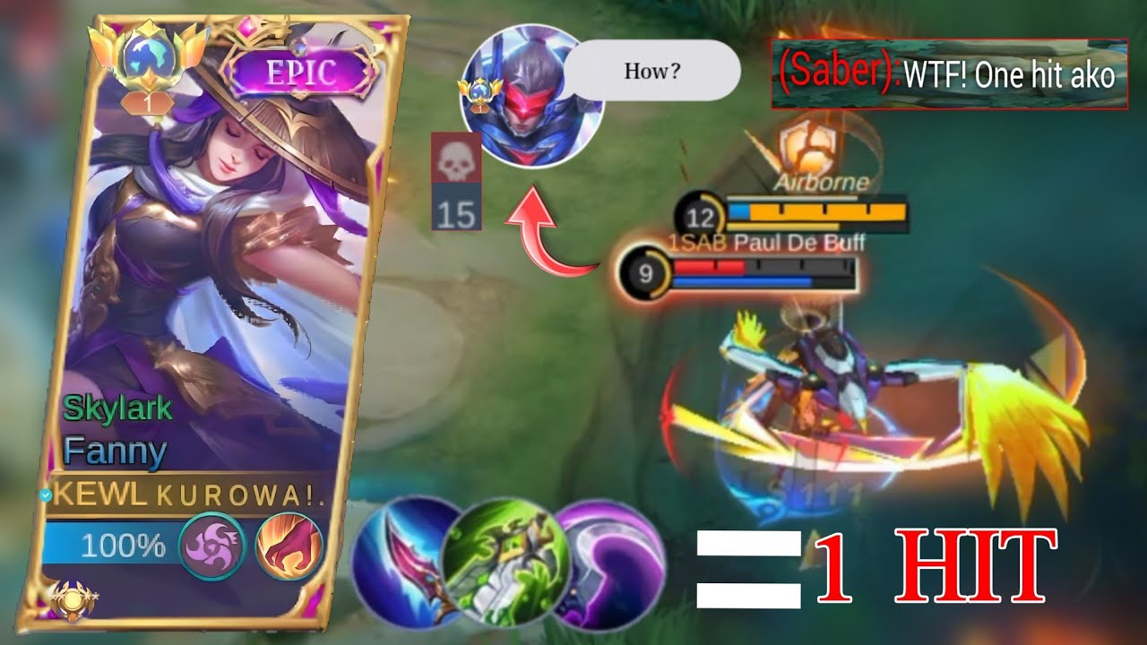 HOW TO COUNTER SABER USING THIS ITEM!!FANNY ONE HIT BUILD 2023🔥 (MLBB ...