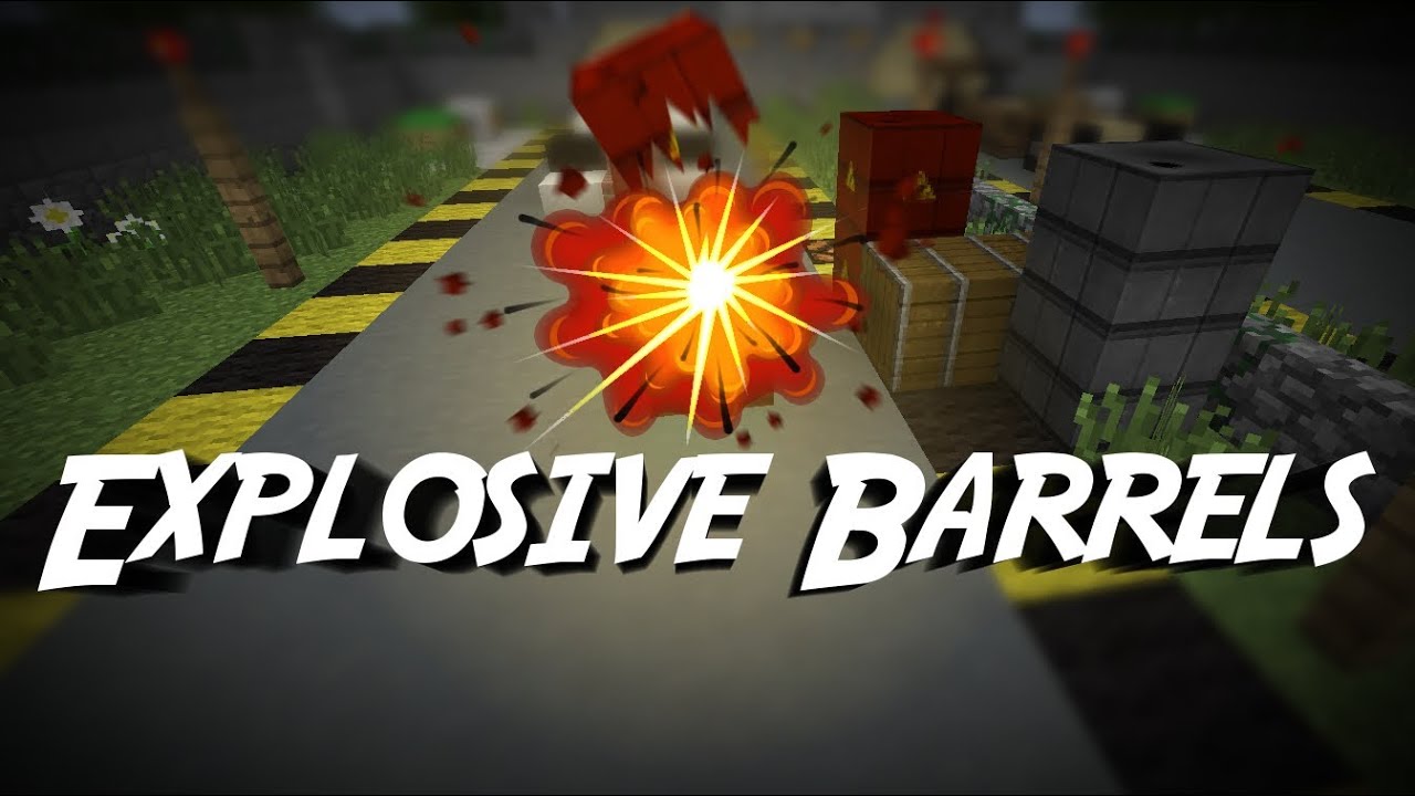 Explosive Barrels in Minecraft [1.8] - YouTube
