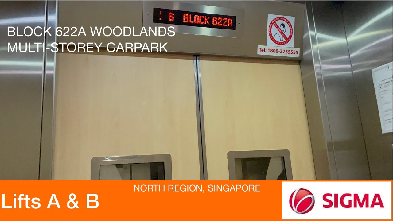 HDB Block 622A (MSCP) Woodlands || Sigma Elevator 🚘 - YouTube