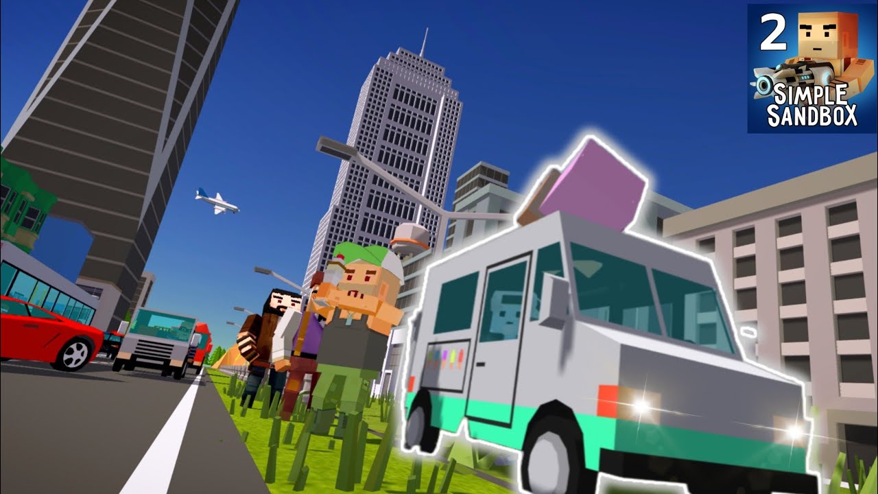 the life of an ice-cream man | Simple Sandbox 2 - YouTube