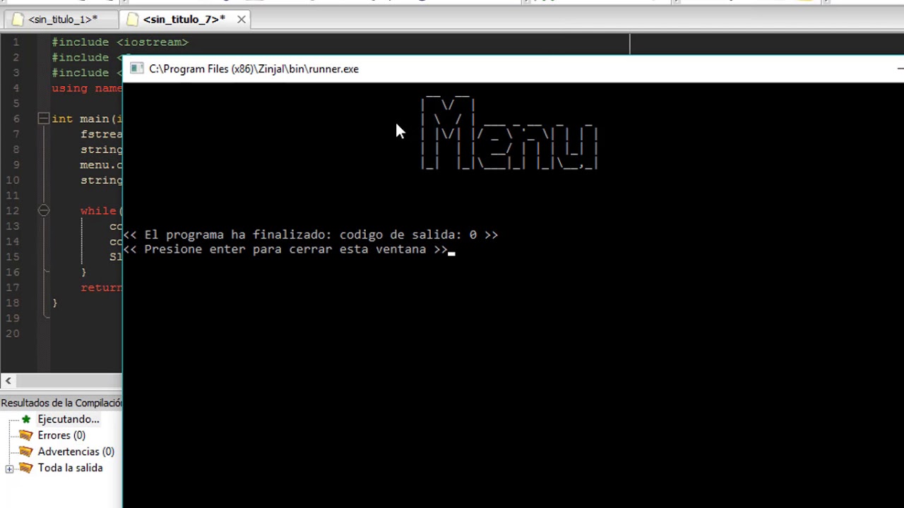 Menu C++ archivos [Bien explicado][2017][Nuevo] - YouTube