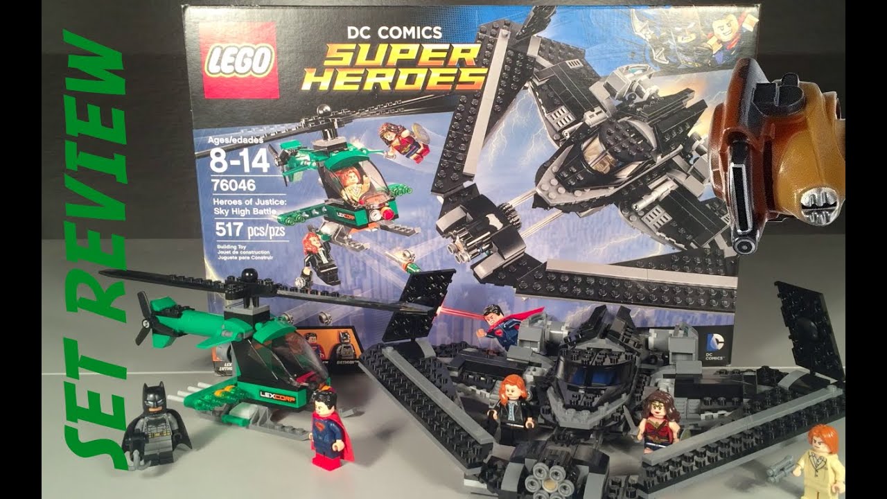 Lego 76046 Heroes Of Justice: Sky High Battle Review - YouTube
