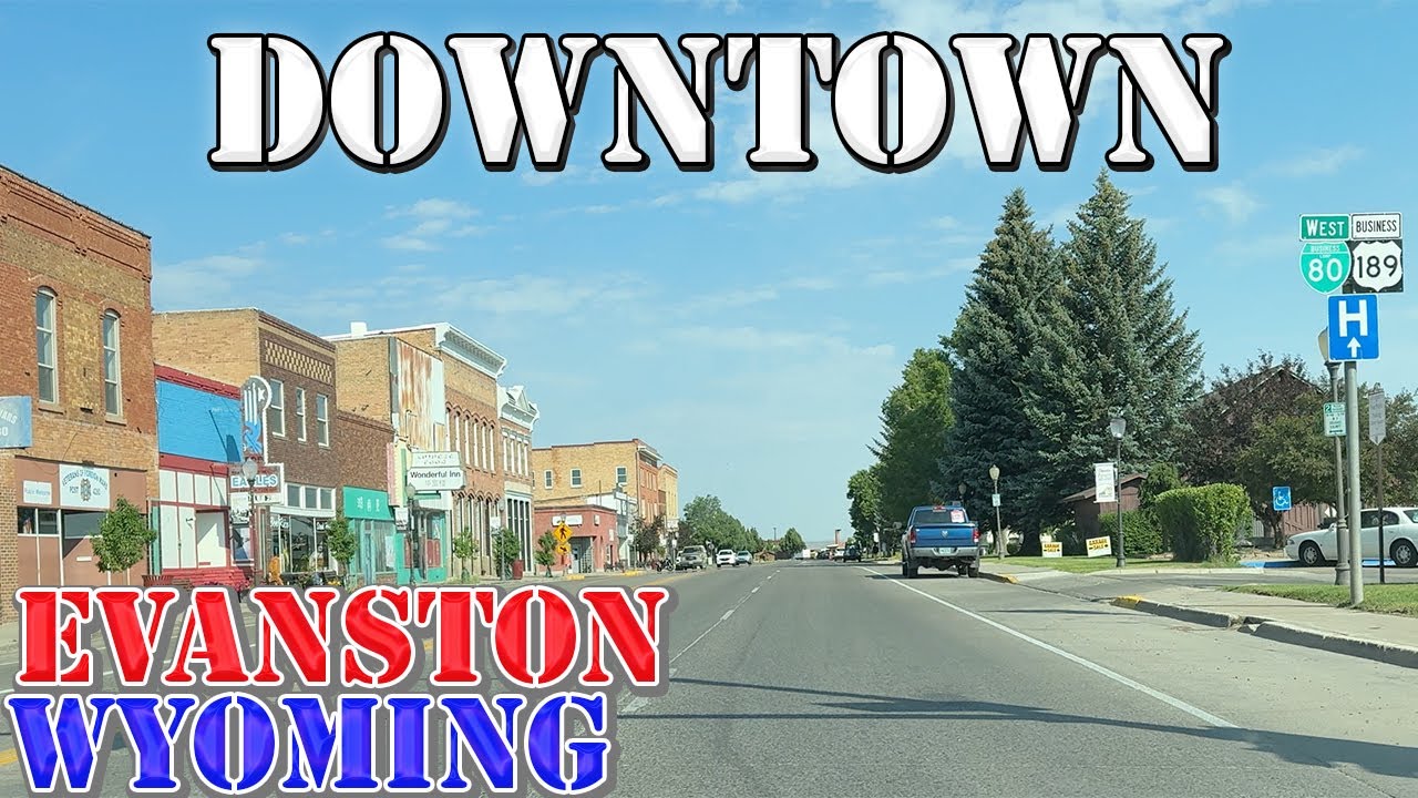 Evanston - Wyoming - 4K Downtown Drive - YouTube